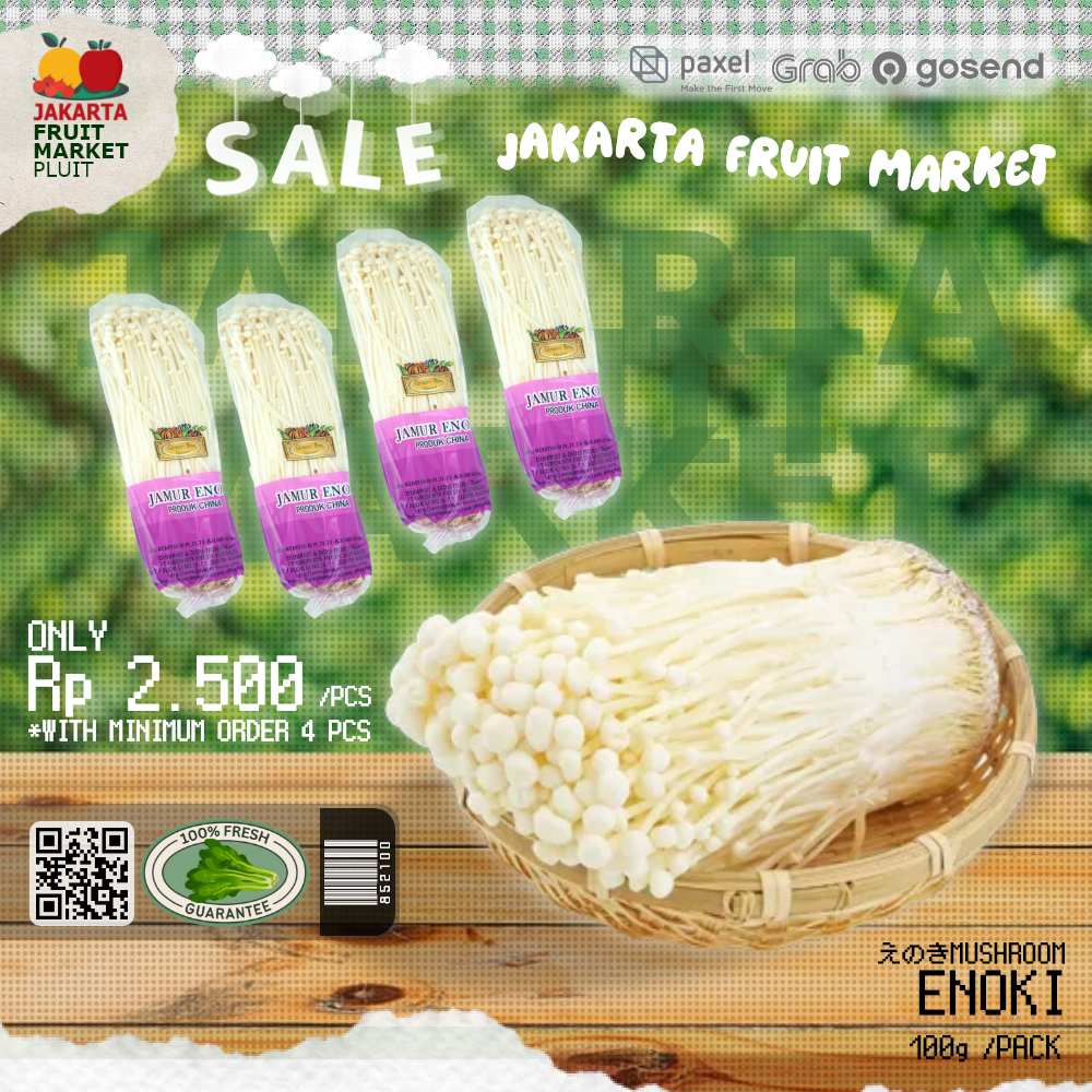 Jual [PROMO] JAMUR ENOKI えのき MUSHROOM FRESH (2pcs) | Shopee Indonesia
