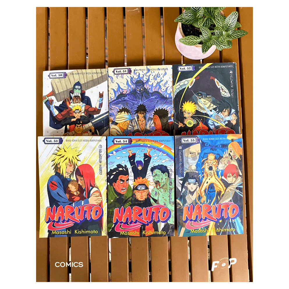 Jual Komik Naruto Vol 50-55 Cabutan - Masashi Kishimoto (Preloved/Bekas) | Shopee Indonesia