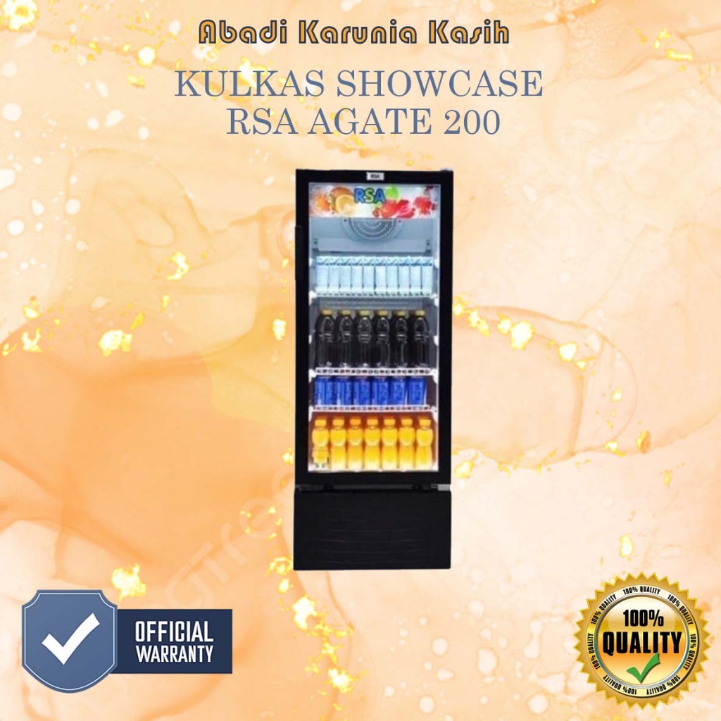 Jual KULKAS SHOWCASE RSA GEA AGATE 200 RAK 3 | AGATE 300 RAK 5 ANTI ...