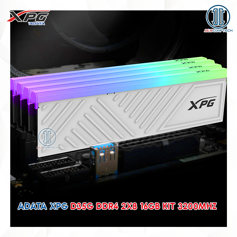 Jual Ram Adata XPG Spectrix D35G ddr4 2x8 16gb kit 3200mhz RGB White ...