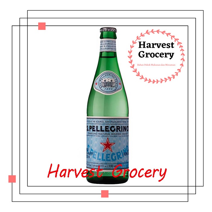 Jual San Pellegrino Sparkling Natural Mineral Water 500ml x 24 btl | Shopee Indonesia