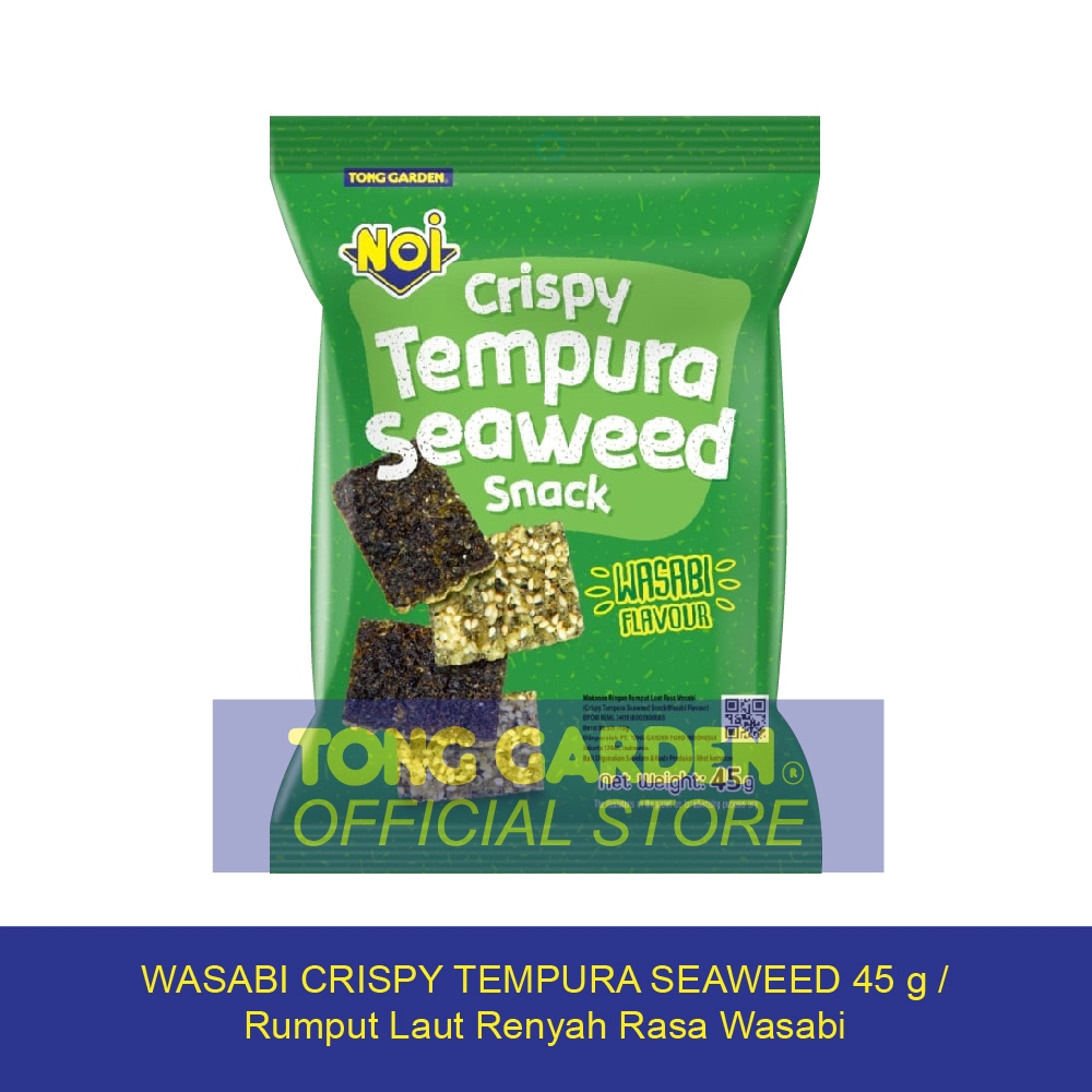Jual WASABI CRISPY TEMPURA SEAWEED 45 g / Rumput Laut Renyah Rasa ...
