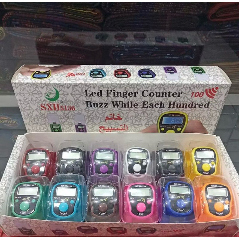 Jual Counter Alat Hitung Led Finger Counter Buzz While Each Hundred ...