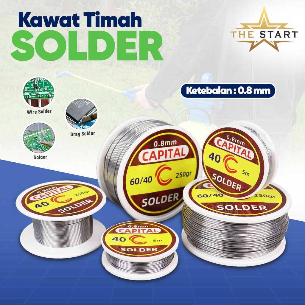 Jual Timah Solder - KECIL Timah Solder Ketebalan 0.8mm Timah Solder ...