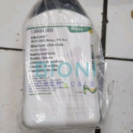 Jual Sodium Chloride/NaCl Merck 1.06404.1000 Kemasan 1 Kg | Shopee ...