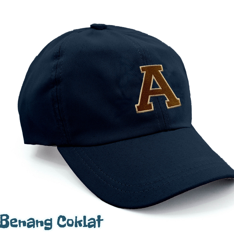 Jual TOPI ANAK BORDIR INISIAL ALPHABET A-Z SUKA SUKA USIA 1-10 TAHUN ...