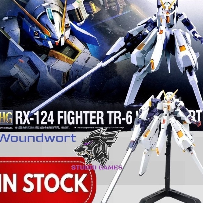 Jual Xing Feng HG 1144 RX124 Fighter TR6 Woundwort Plamo HGUC Wondwart Plastic Model Kit KODE ...