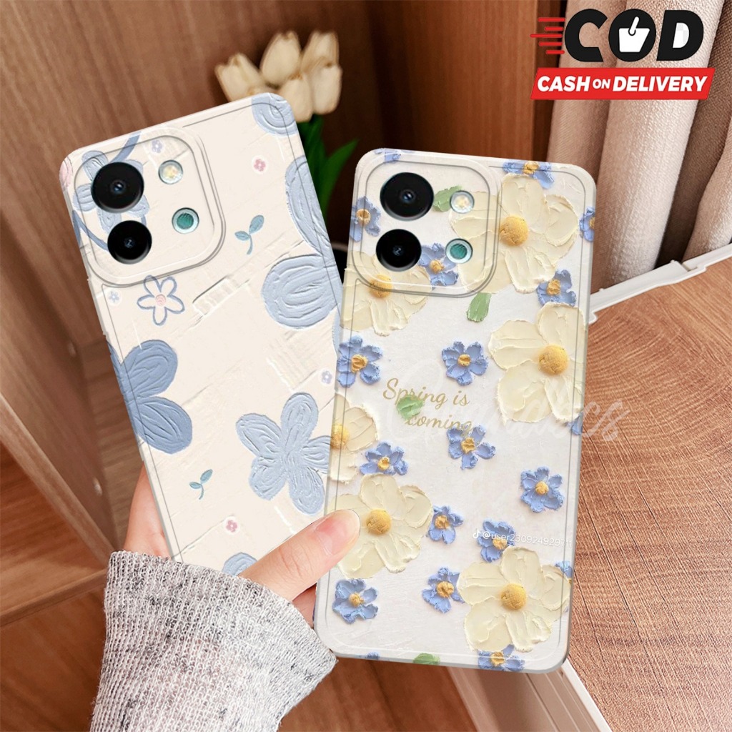 Jual #1533 Case Motif Bunga Untuk Vivo Y28 Y17S Y38 Y03 Y18 Y100 ...