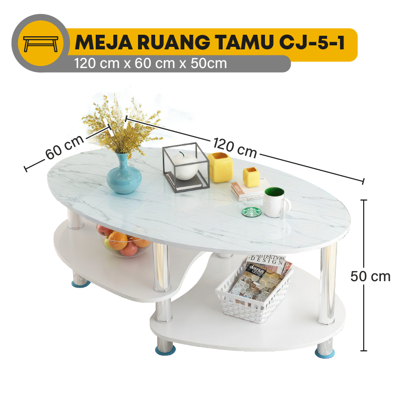 Jual msbofficial01-CJ-5 Meja Ruang Tamu Sofa Meja Cofee Aesthetic Meja ...