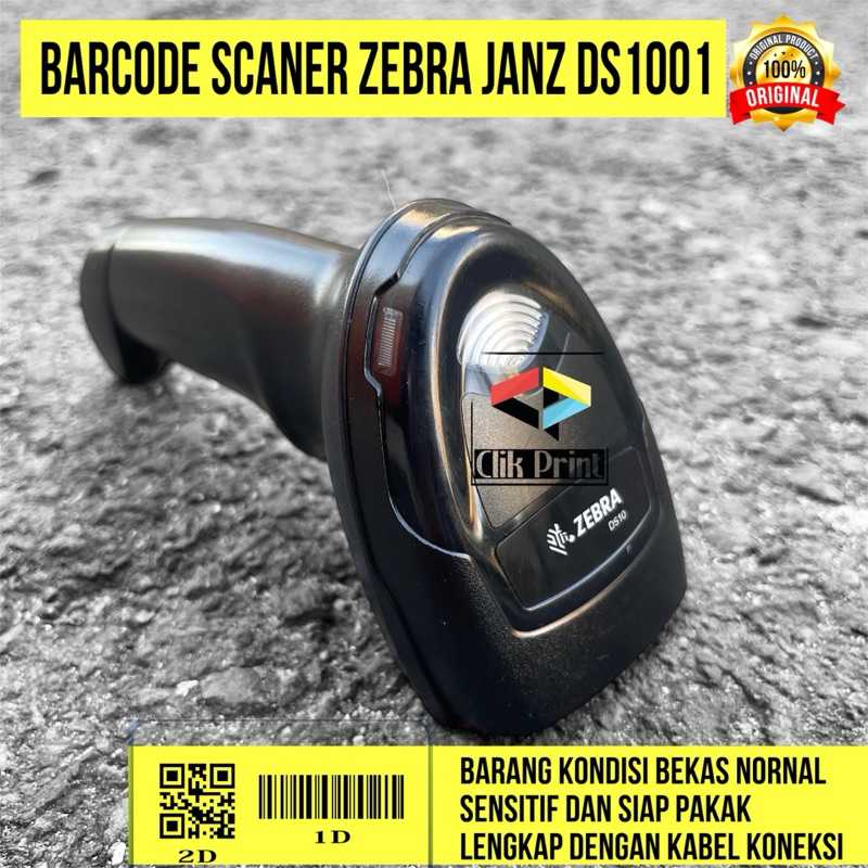 Jual Barcode Scaner Janz Zebra Ds1001 | Shopee Indonesia