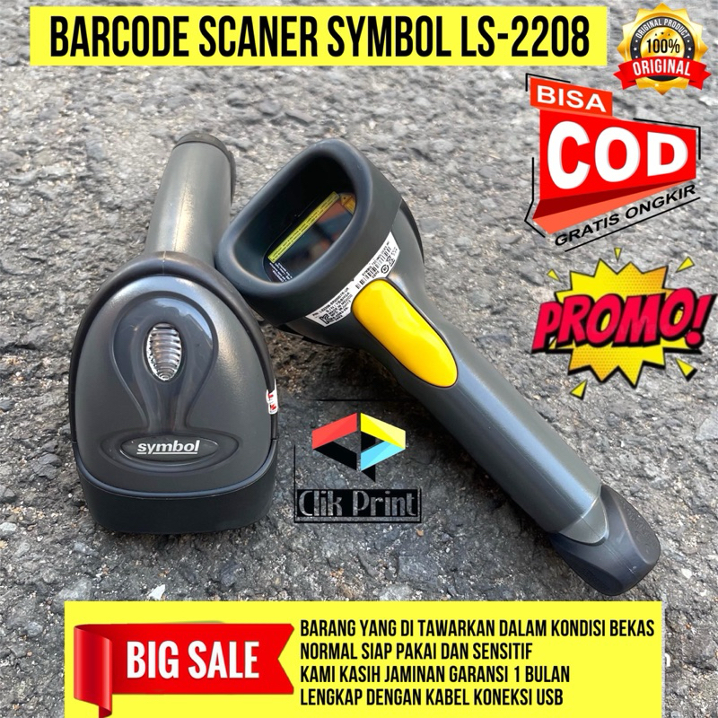 Jual Barcode Scanner Symbol Ls2208 | Shopee Indonesia