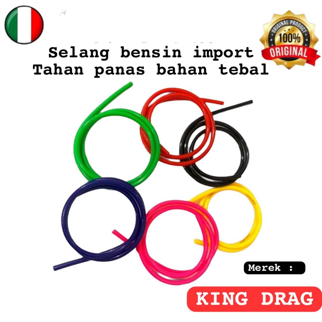 Jual 1 meter /100cm Selang bensin selang karburator motor selang minyak ...