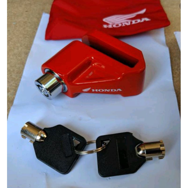 Jual kunci gembok cakram original honda universal motor | Shopee Indonesia