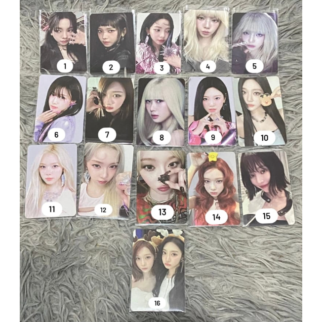 Jual [ READY STOCK ] OFFICIAL PHOTOCARD PC AESPA SUPERNOVA KARINA NINGNING WINTER GISELLE ...