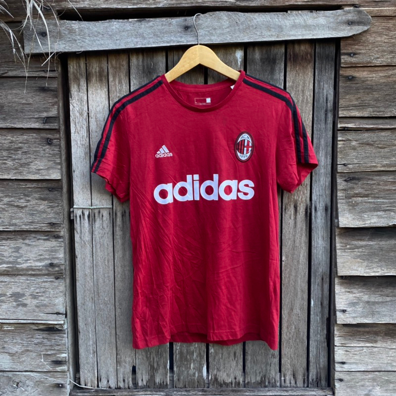 Jual ADIDAS x AC MILAN TSHIRT | Shopee Indonesia