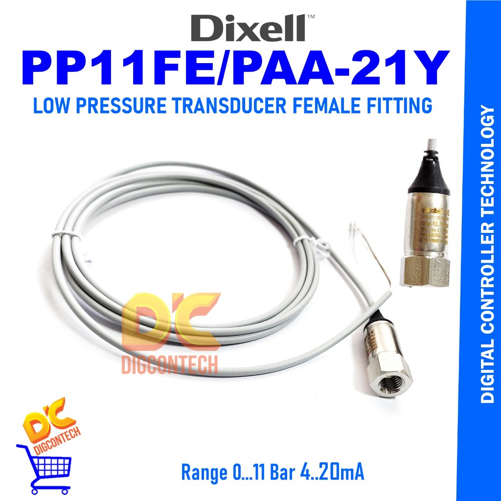 Jual PP11 FE DIXELL low pressure transducer -0.5 to 11 Female ...