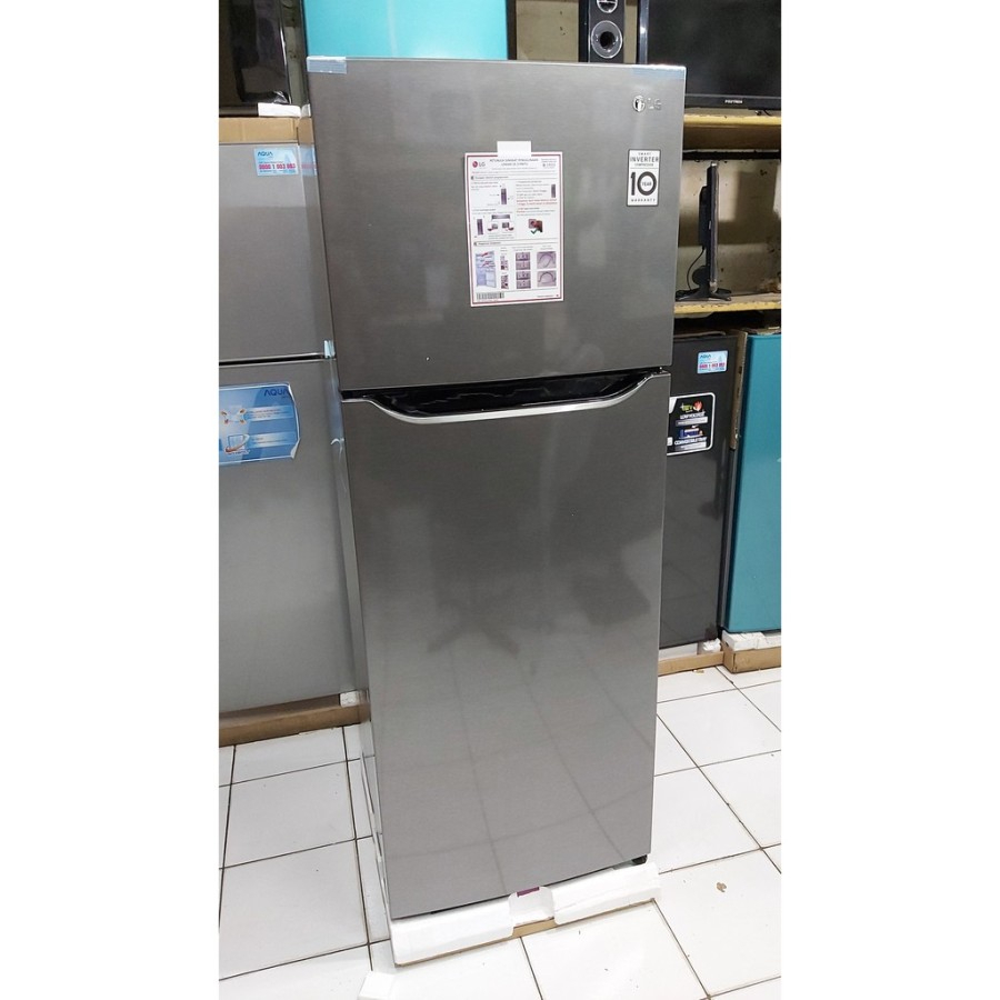 Jual KULKAS LG 2 PINTU 222 LITER SMART INVERTER GNB222SQIB INVERTER GNB ...