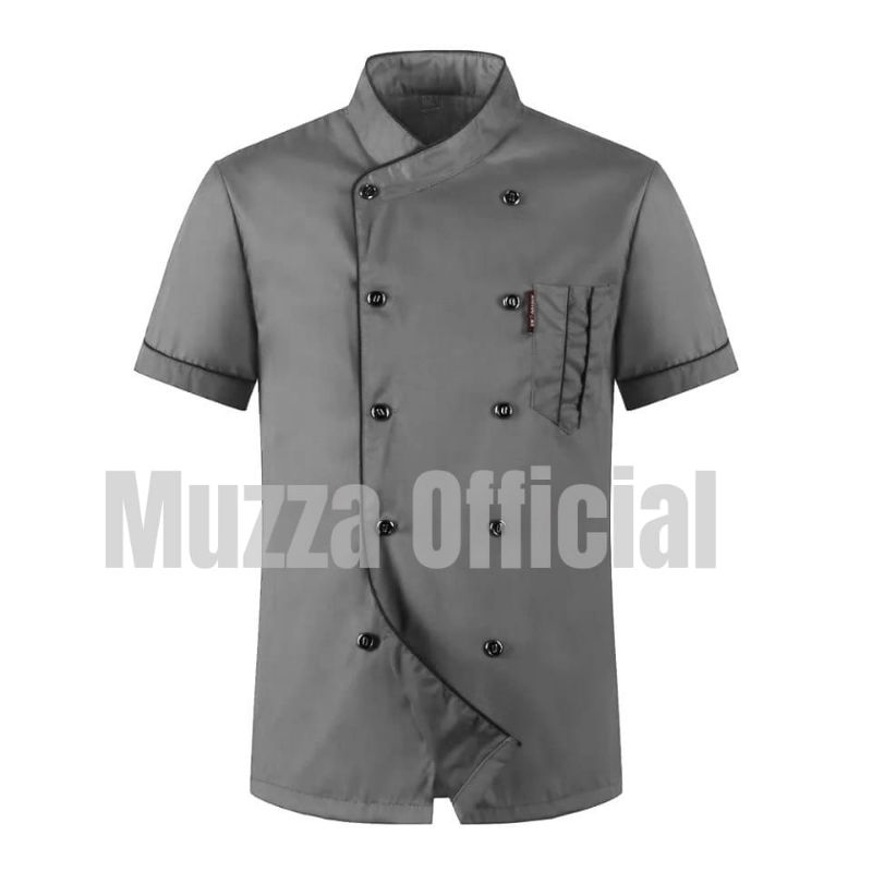 Jual Baju Koki Baju Chef Seragam Chef Kemeja Koki Lengan Pendek ...