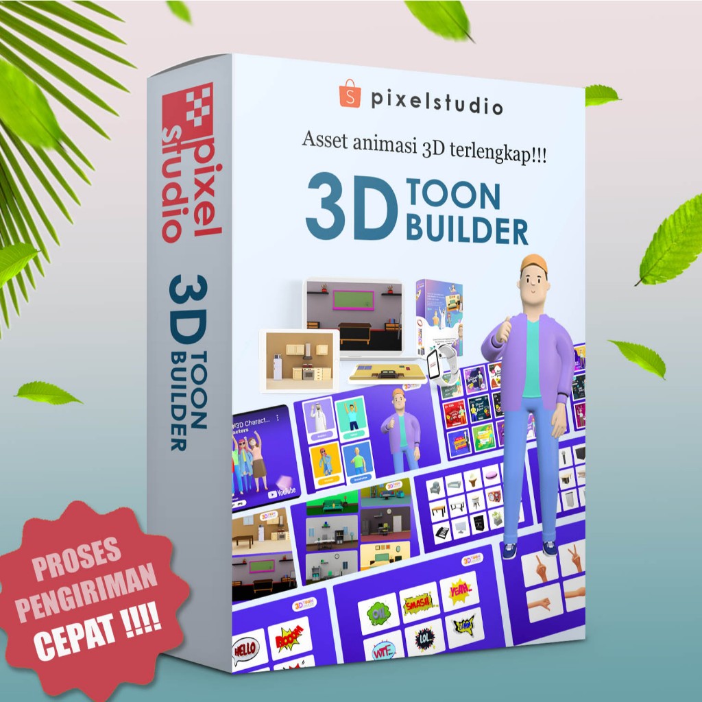 Jual Studio Animasi 3DToonBuilder: Revolusi Dunia Animasi 3D! by PixelStudio | Shopee Indonesia