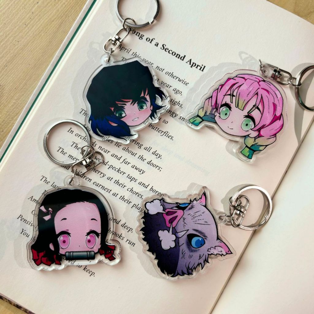 Jual DEMON SLAYER GANTUNGAN KUNCI Anime Manga KNY Kimetsu No Yaiba ...