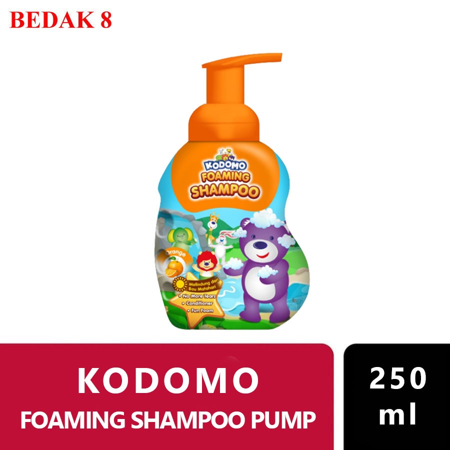 Jual Kodomo Foaming BODY WASH | SHAMPOO Strawberry dan Orange 250ml | Shopee Indonesia