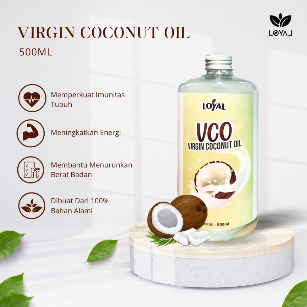 Jual VCO MINYAK KELAPA MURNI/VIRGIN COCONUT OIL 500ML MULTIKHASIAT ...