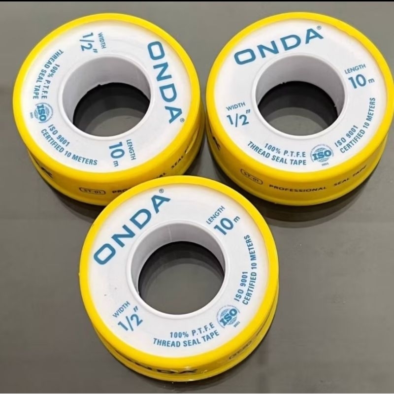 Jual Original Seal Tape Onda / Sealtape / Seltip ISOLASI Kran PVC ...