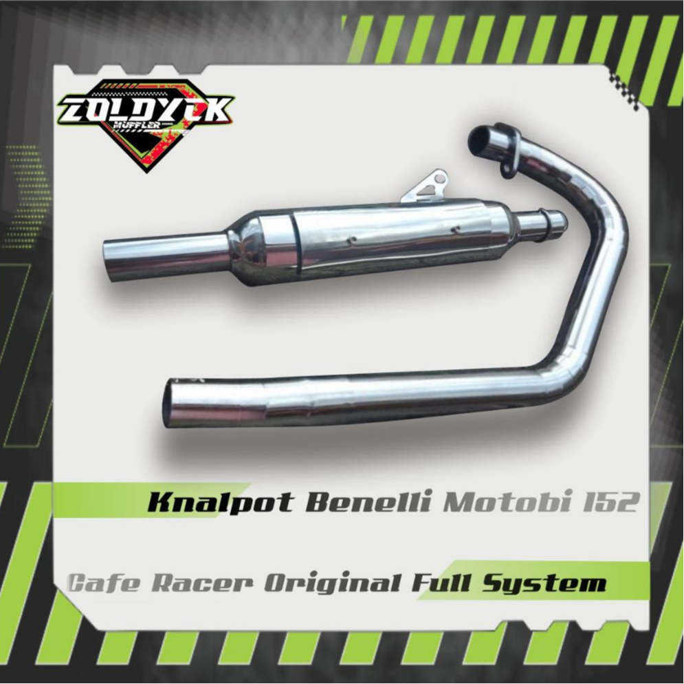 Jual FULLSYSTEM KNALPOT RACING BENELLI MOTOBI 152 CAFERACER | Shopee ...