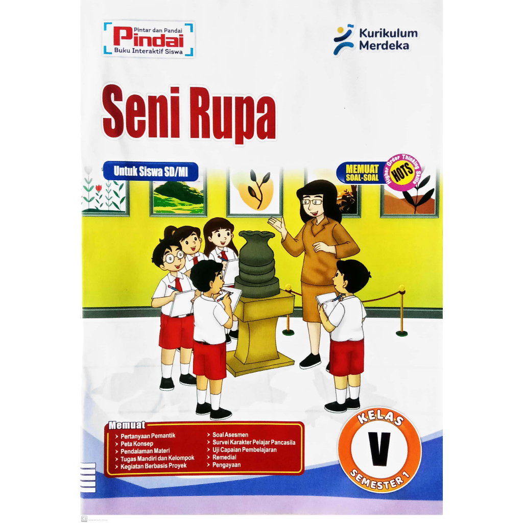 Jual Buku LKS Seni Rupa kurikulum Merdeka Kelas 5 SD/MI Semester 1 | Shopee Indonesia