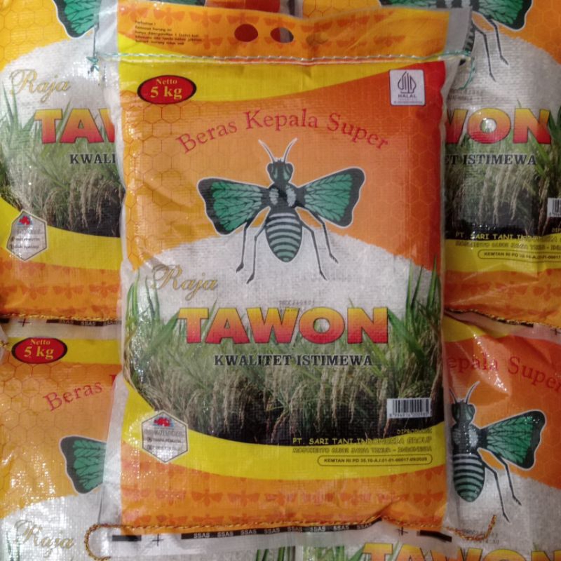 Jual Beras Raja Tawon Kuning 5kg | Shopee Indonesia