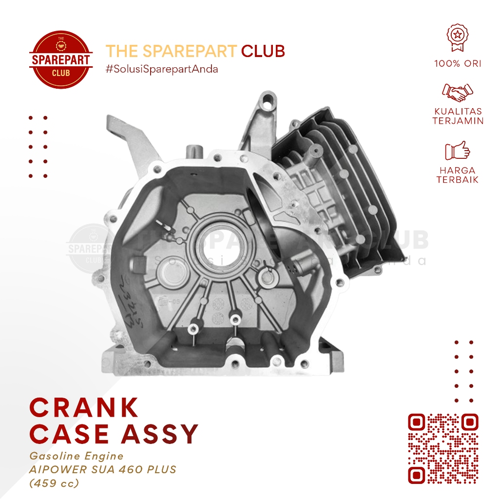 Jual Bak Body Cylinder Block Engine AIPOWER SUA 460 - Crank Case Assy ...