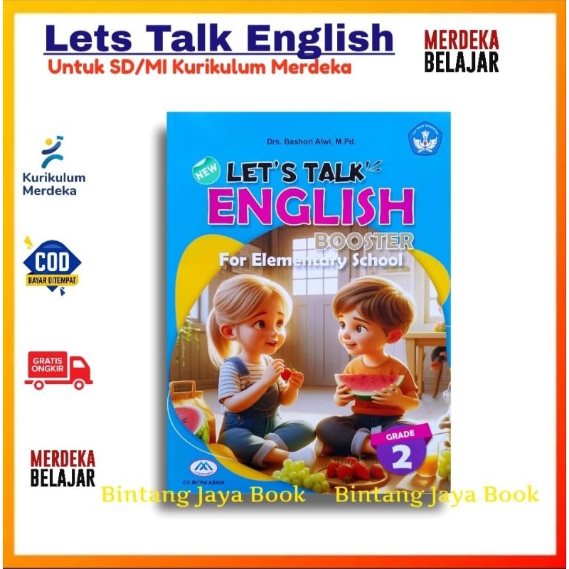 Jual Buku Lets Talk English Booster Kelas 2 - Lets Talk English Kelas 2 Kurikulum Merdeka Oleh ...