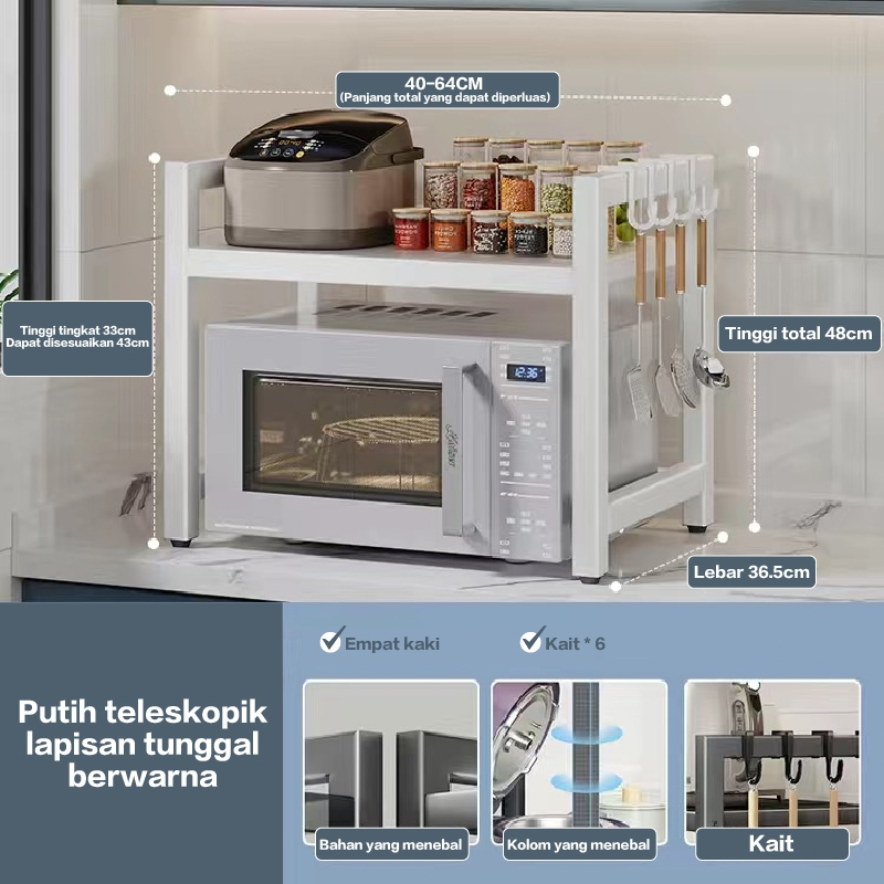 Jual Damaindah Rak Dapur / Meja Dapur / Meja Kompor 2 Tungku / Lemari ...