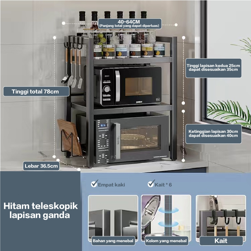 Jual Damaindah Rak Dapur / Meja Dapur / Meja Kompor 2 Tungku / Lemari ...