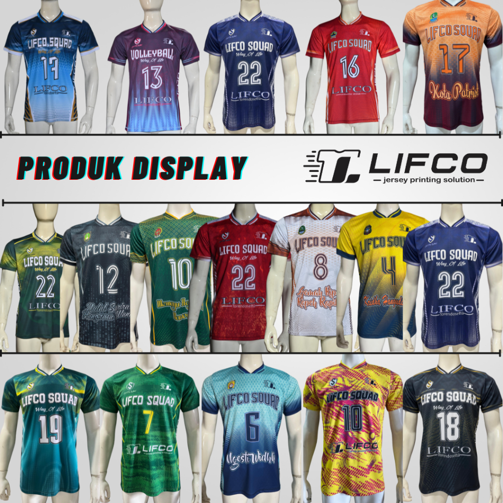Jual LIFCO JERSEY DISPLAY PRODUK SIZE L ORIGINAL (EX FOTO PRODUK) | Shopee Indonesia