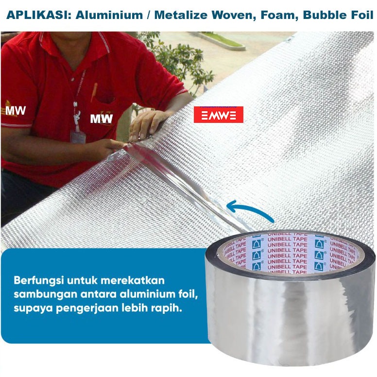 Jual Lakban isolasi tape 48mm sambungan penyambung solasi platstrip ...