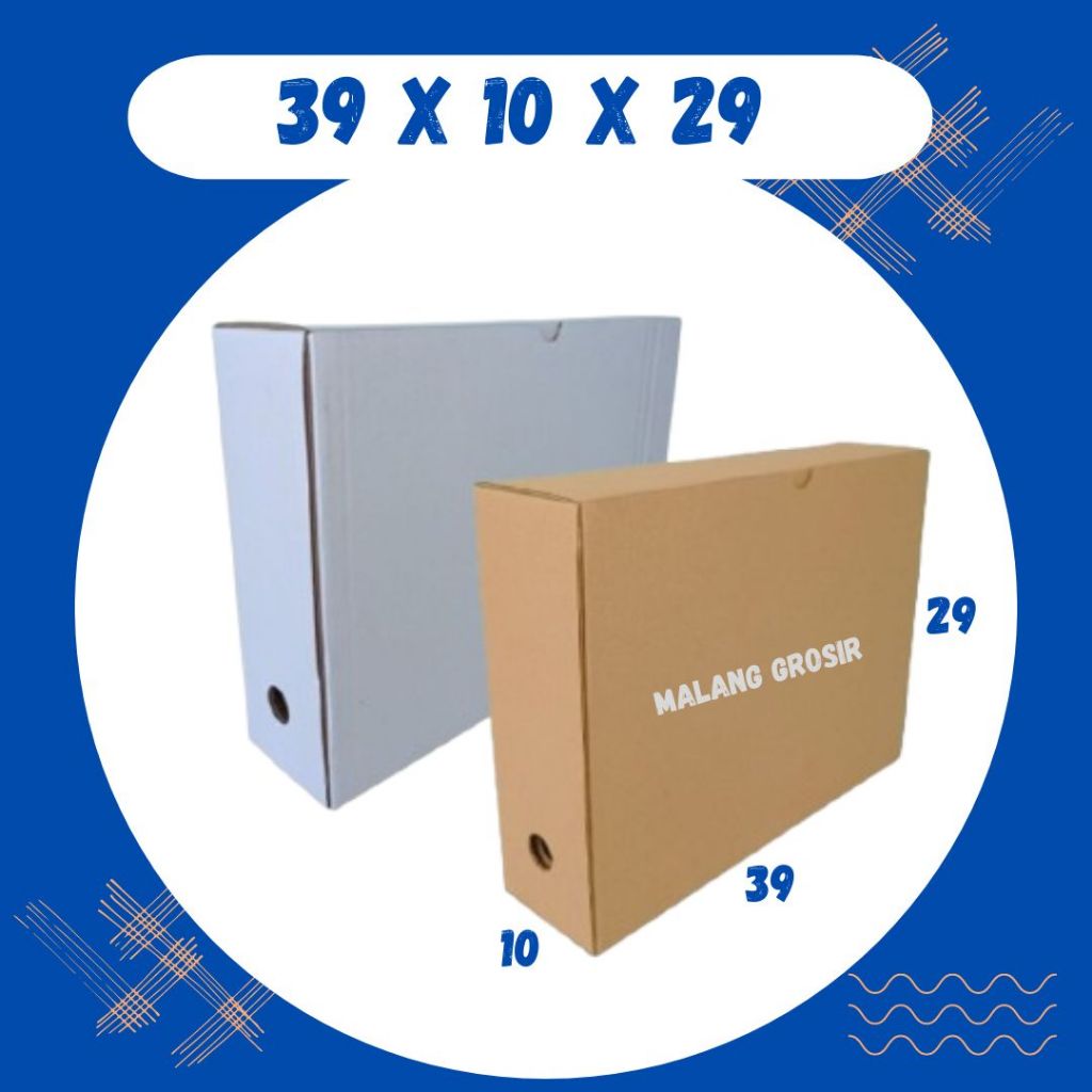 Jual Box File 39x10x29 / 38x10x28 / 40x12x28 Kardus File Arsip Packing ...