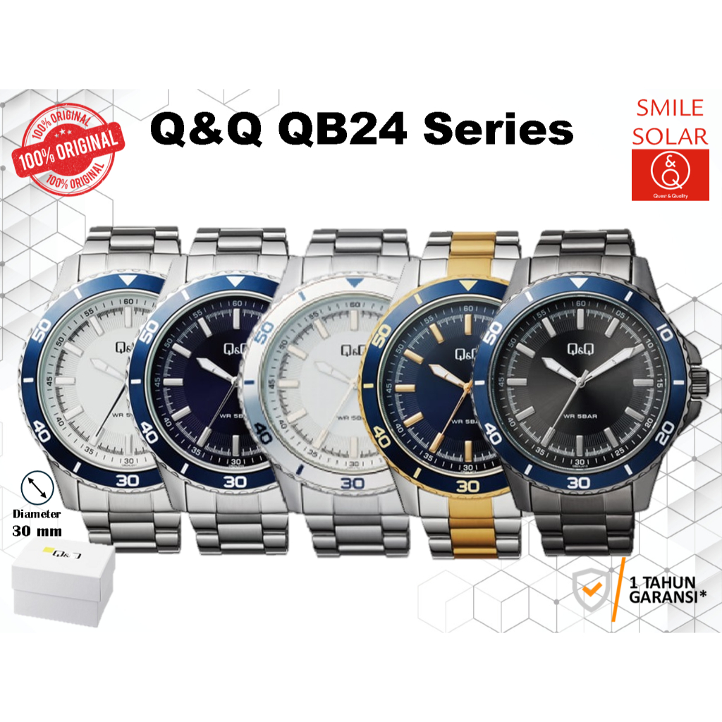 Jual Jam Tangan Pria Casual Business Rantai Stainless Steel Analog ...