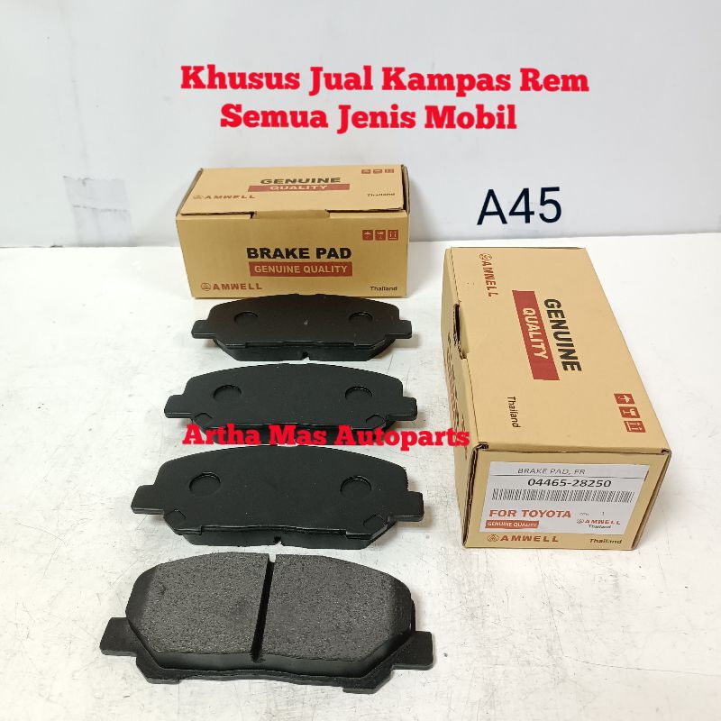 Jual KAMPAS REM DEPAN ALPHARD NEW VELLFIRE ANH20 BRAKE PAD NEW ALPHARD ANH20 | Shopee Indonesia