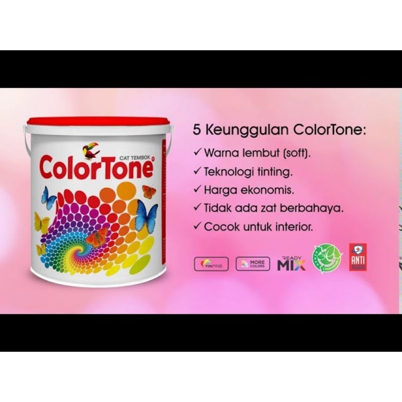 Jual Cat Tembok Colortone || Warna Mixing || 5KG | Shopee Indonesia