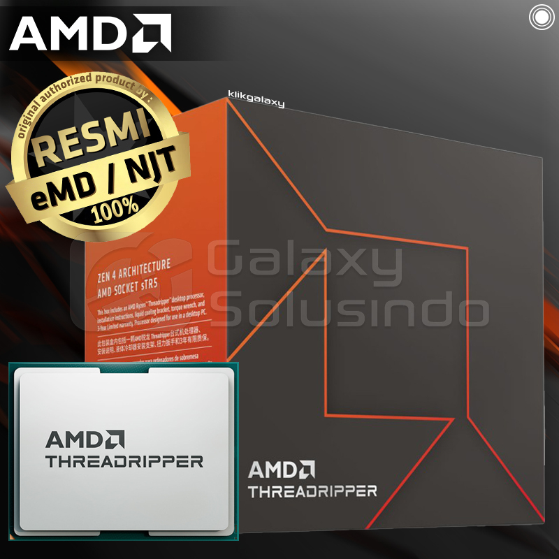 Jual AMD Ryzen Threadripper 7980X sTR5-SP6 64 Core 128 Thread Processor ...