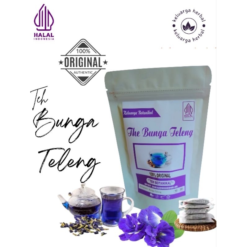 Jual TEH BUNGA TELANG|TELENG : BUTTERFLY LEAFTEA isi 30 dan 20 kantong ...