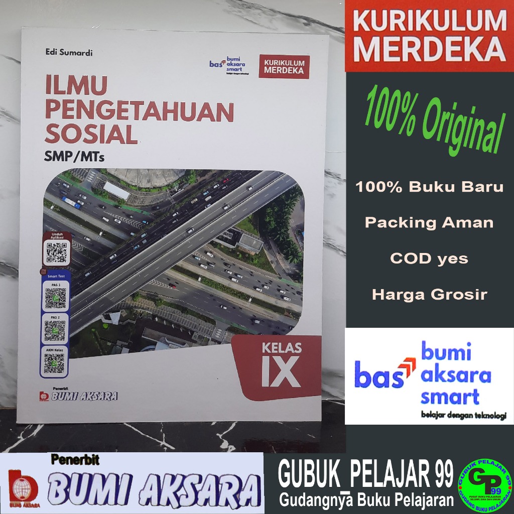 Jual Buku Siswa Ilmu Pengetahuan Sosial(IPS) Kelas 9 Untuk SMP/MTs ...