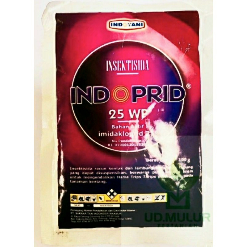 Jual INDOPRID 25 WP( IMIDAKLOPRID 25 wp ) , 100 Gram, bahan aktif ...