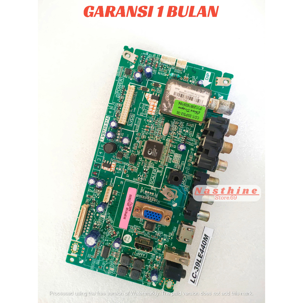 Jual {STOK READY !!!} / MAINBOARD TV SHARP. LC-39LE440M | Shopee Indonesia