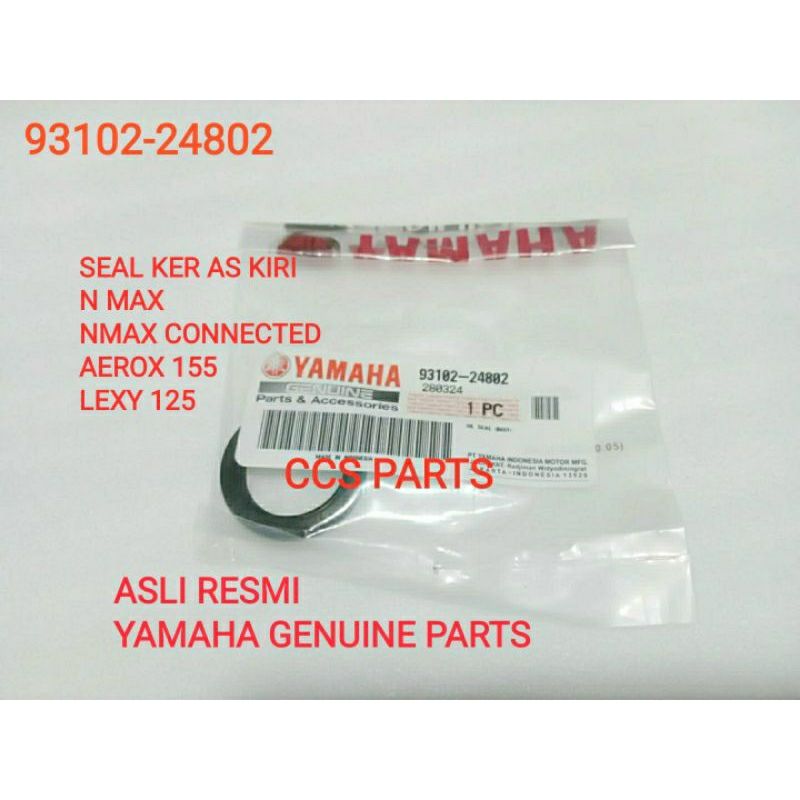 Jual 93102-24802 SEAL SIL KRUK KER AS KIRI SEAL KER AS KIRI N MAX NMAX ...