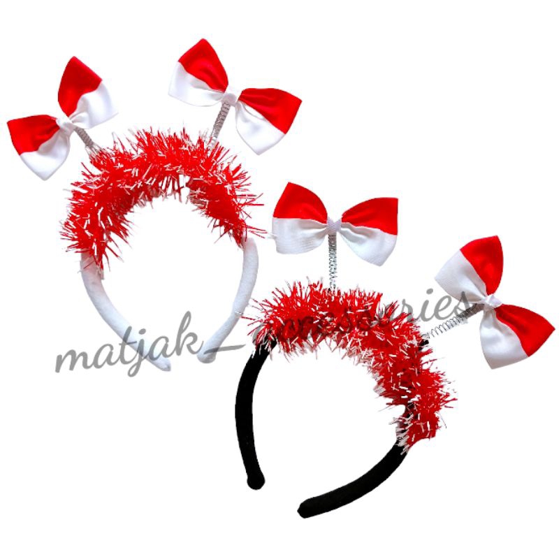 Jual Aksesoris Bando Merah Putih Pita Per Slinger Bando Unik ...