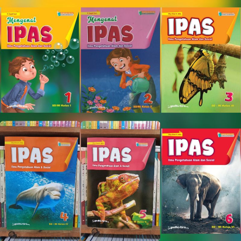 Jual IPAS SD/MI KELAS 1.2.3.4.5.6 KURIKULUM MERDEKA YUDHISTIRA | Shopee ...