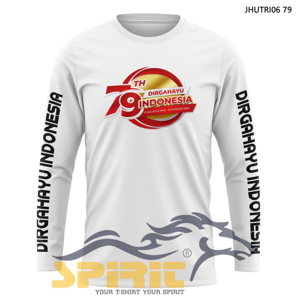 Jual kaos Dirgahayu Indonesia baju Hut RI ke 79 Kaos agustusan Kemerdekaan kaos 17 Agustus 2024 ...