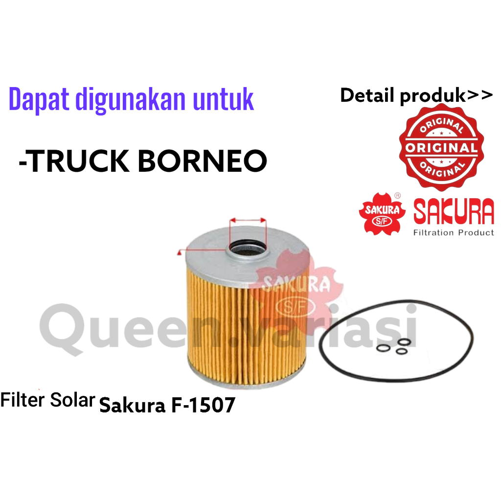 Jual FILTER SOLAR TRUCK BORNEO SAKURA F-1507 | Shopee Indonesia